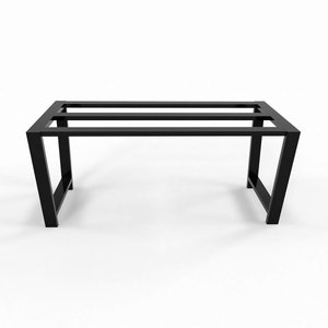 Heavy Duty Metal Table Base: Modern Steel Frame, DIY Furniture, F6 - Etsy