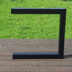 Modern Metal Table Legs, C-shaped Design, Strong Base for Dining or ...