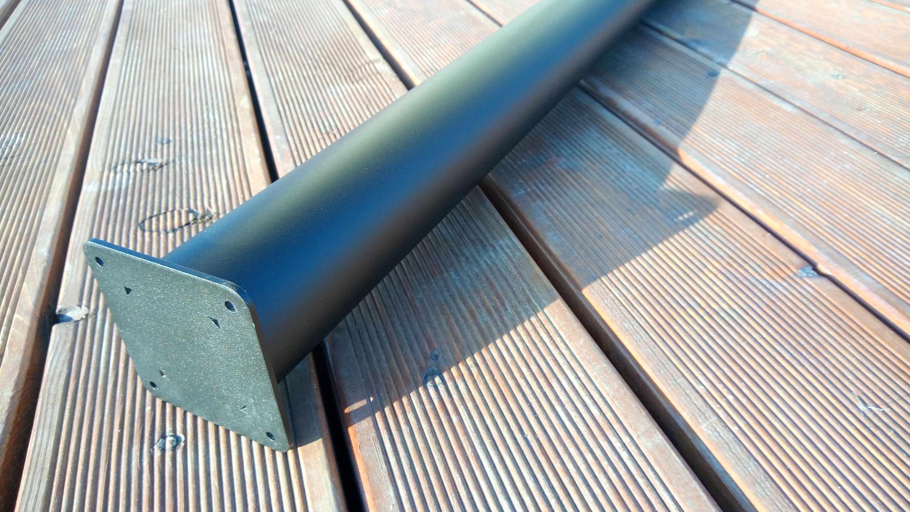 Pipe Table Legs Adjustable Foot Metal Pipe Legs Round Metal | Etsy