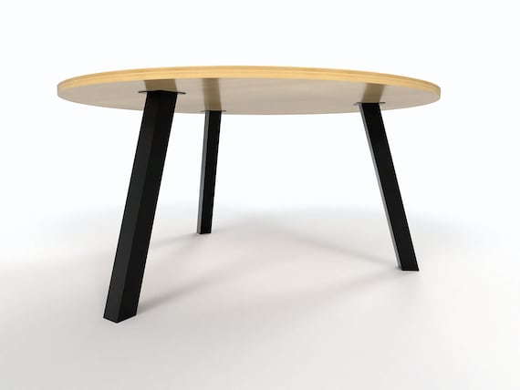 Angled Metal Table Legs Unique Table Legs Kitchen Table - Etsy