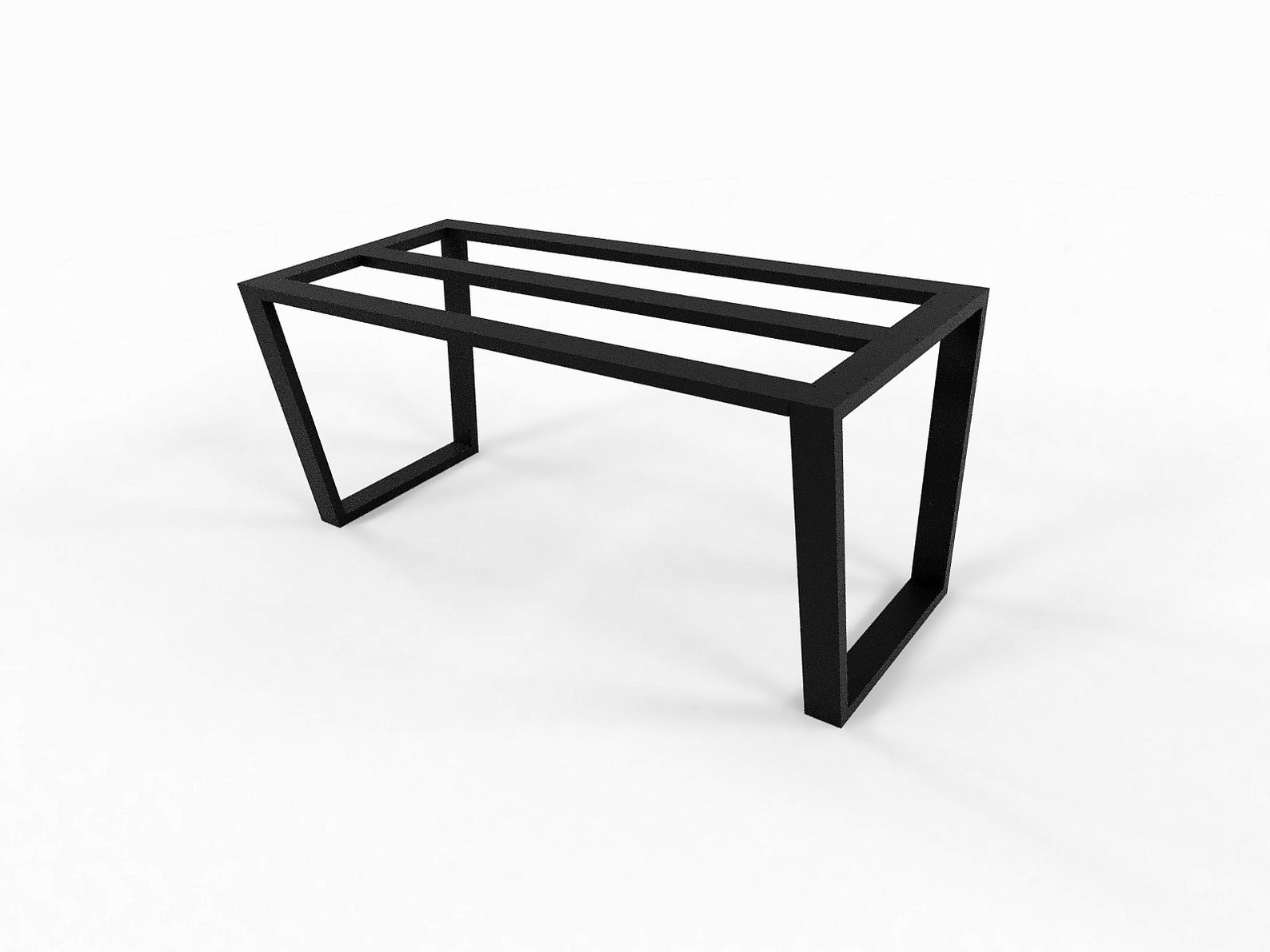 Heavy Duty Metal Table Frame: Industrial Chic Steel Table Base, Metal ...