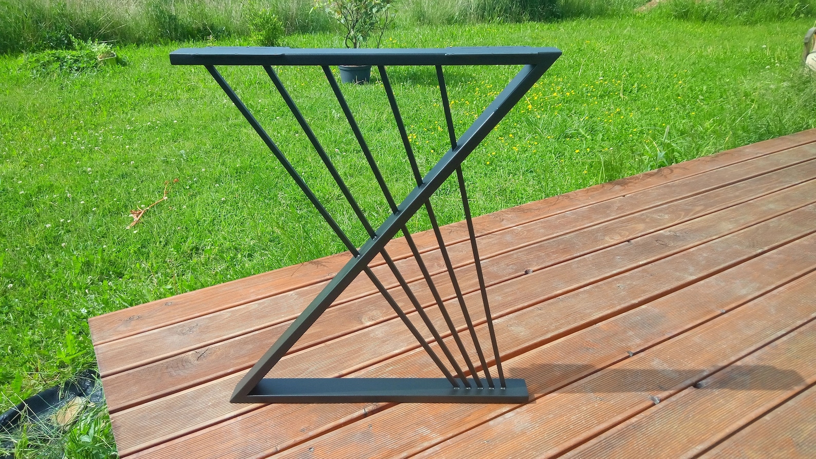 Z-shape Table Legs Industrial Table Legs Dining Table Legs | Etsy