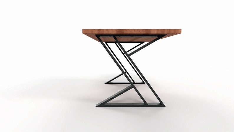 Z Shape Metal Table Base: Industrial Dining Table Legs, N211 - Etsy