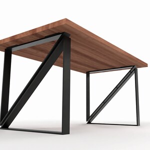 Z-shape Table Base, Metal Table Base, Square Table Legs, Dining Table ...