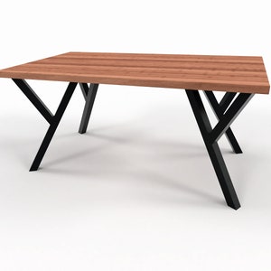 4x Y Shape Table Legs , Dining Table Legs, Kitchen Table Legs ...