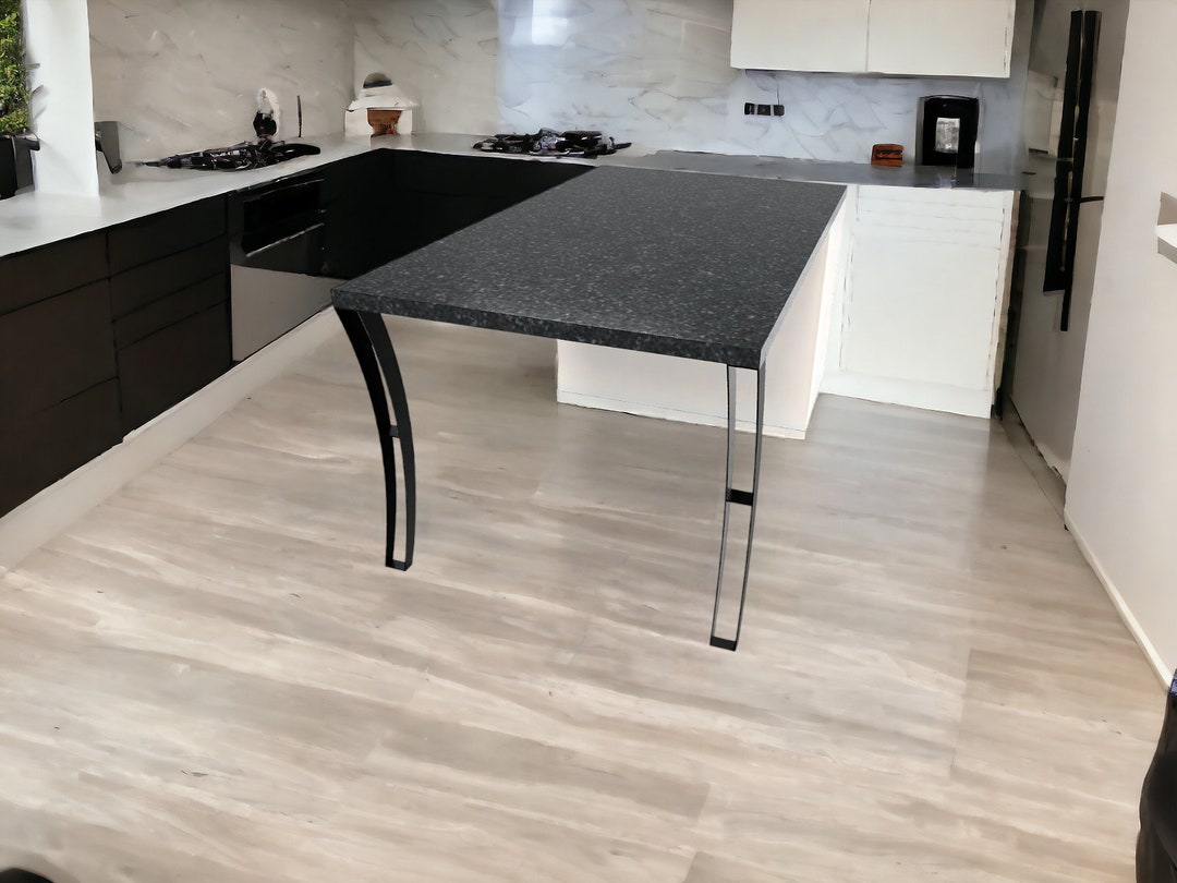 Arc-shape Countertop Legs: Powder Coated Steel Kitchen & Bar Height ...