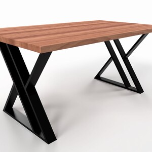 Z Shape Table Base Metal Table Base Kitchen Table Legs - Etsy