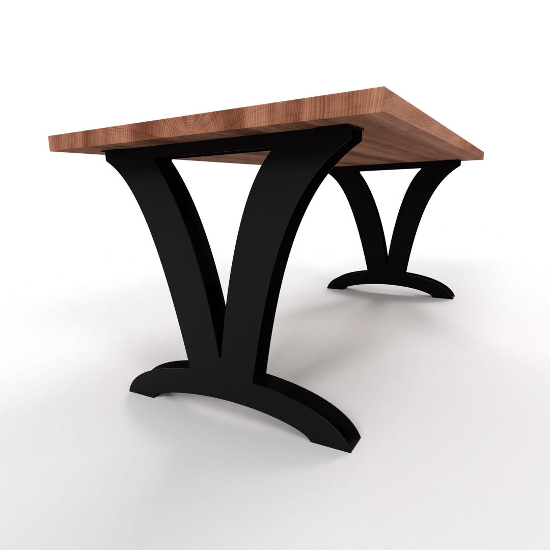 Modern Designer Table Legs – Handmade Steel Legs With Unique Patterns ...