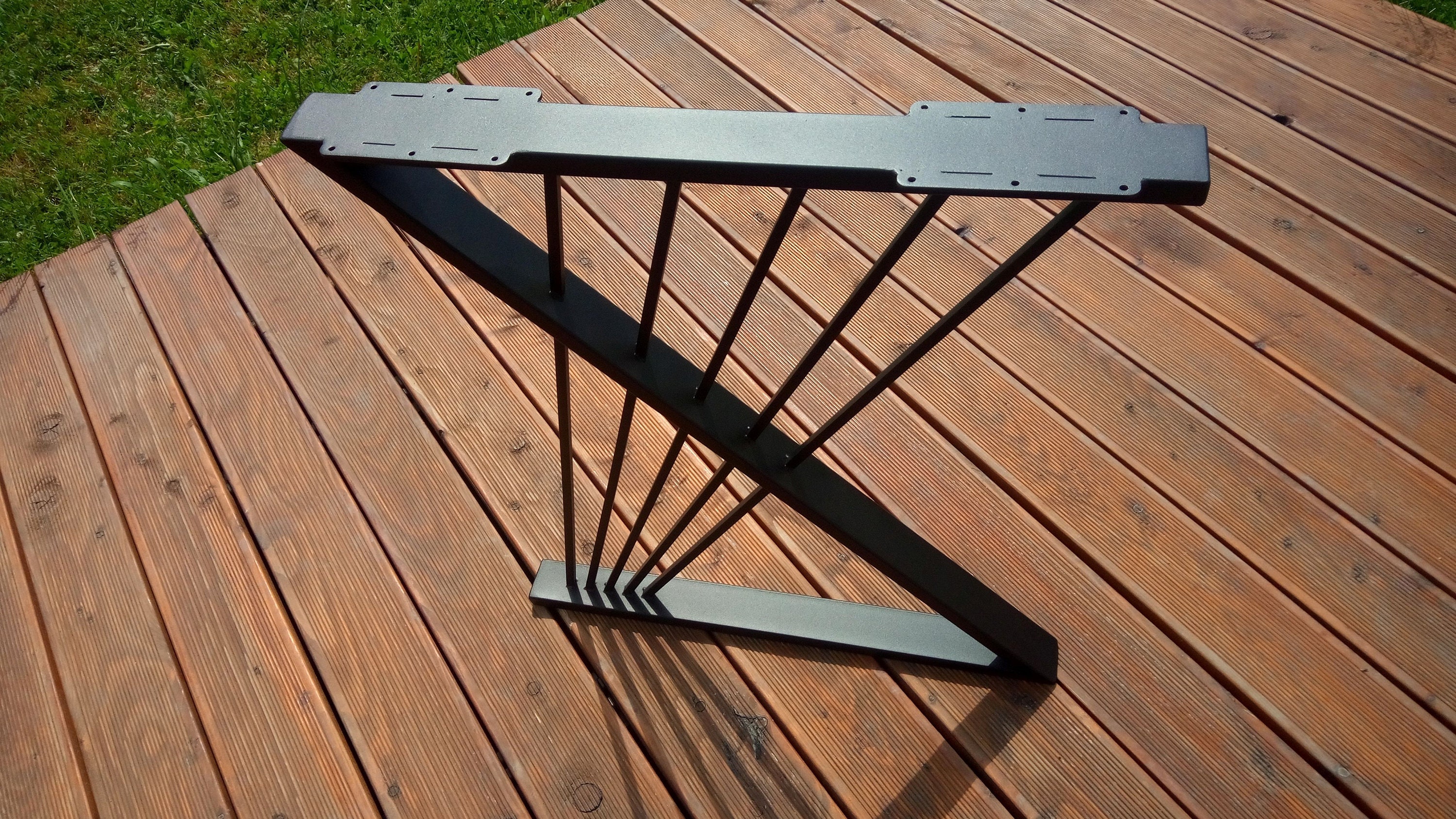 Z-shape Table Legs Industrial Table Legs Dining Table Legs | Etsy