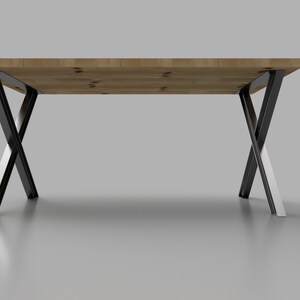 Metal Table base I-Beam Table Base Kitchen Table Legs | Etsy