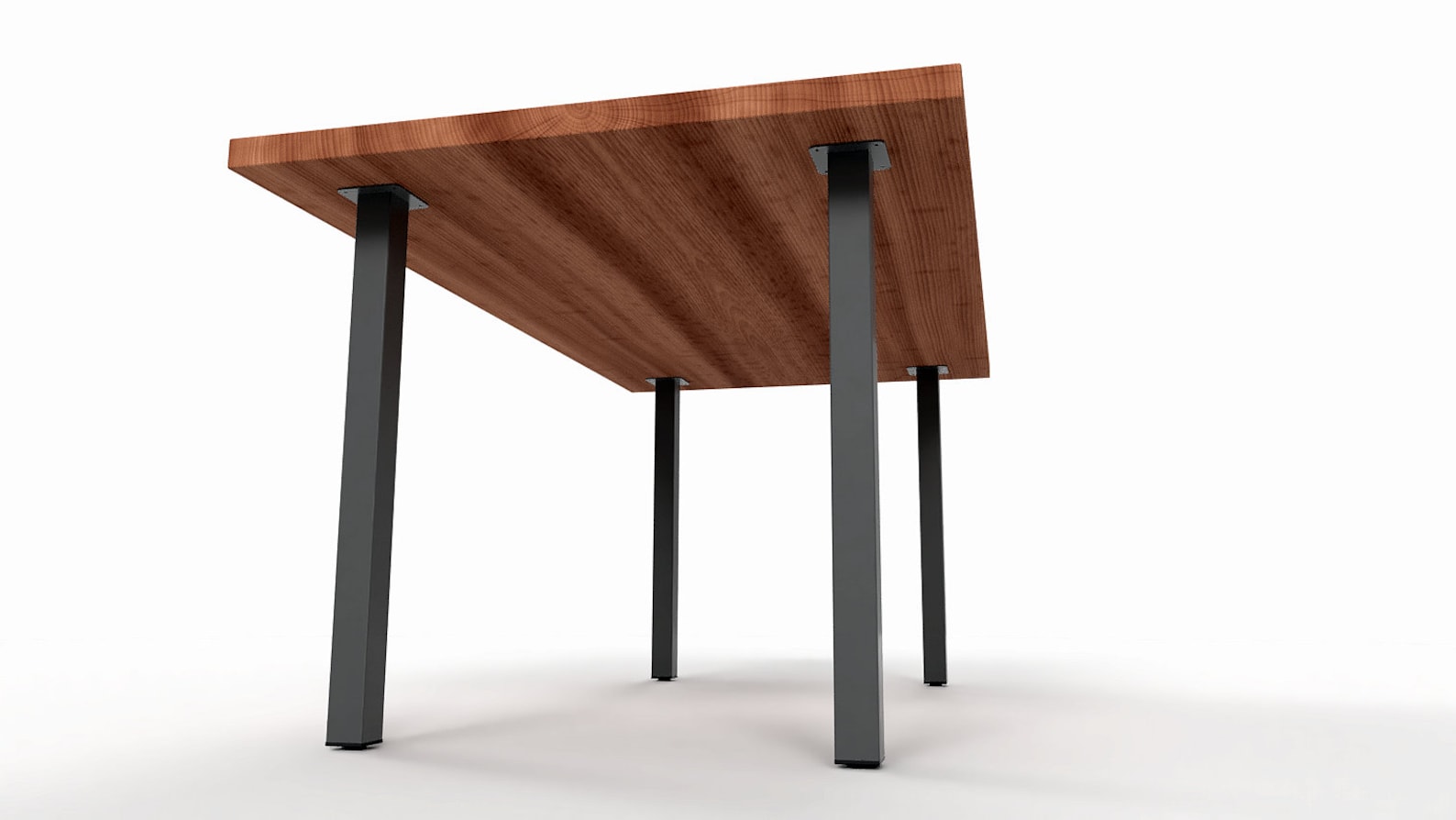 Metal Table Legs Adjustable Foot Single Table Legs Square - Etsy