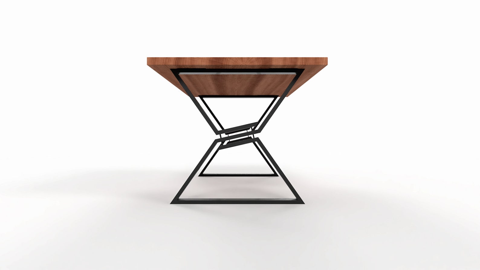 Z-shaped Metal Table Legs: Industrial Desk or Dining Base, N187 - Etsy