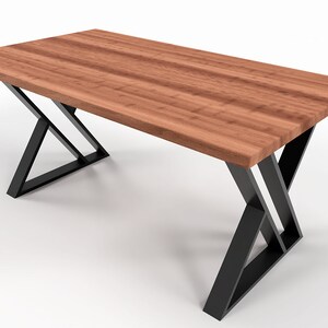 Z Shape Table Base Metal Table Base Kitchen Table Legs - Etsy