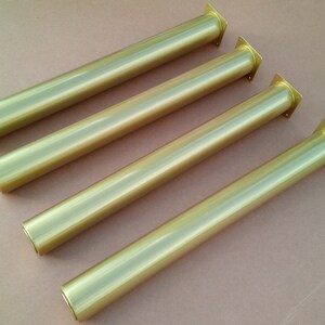 Pipe Table Legs Adjustable Foot Metal Pipe Legs Golden - Etsy