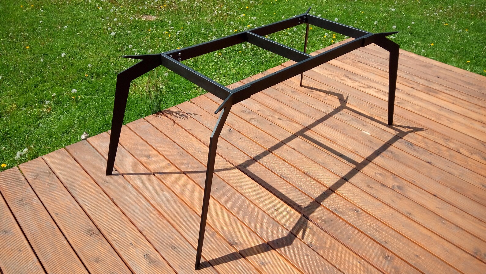 Table Frame Metal Table Base Iron Table Legs Full Frame | Etsy