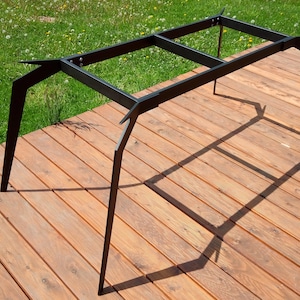 Table Frame Metal Table Base Iron Table Legs Full Frame | Etsy