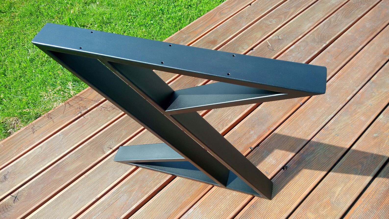 Z Shape Metal Table Base: Industrial Dining Table Legs, N211 - Etsy