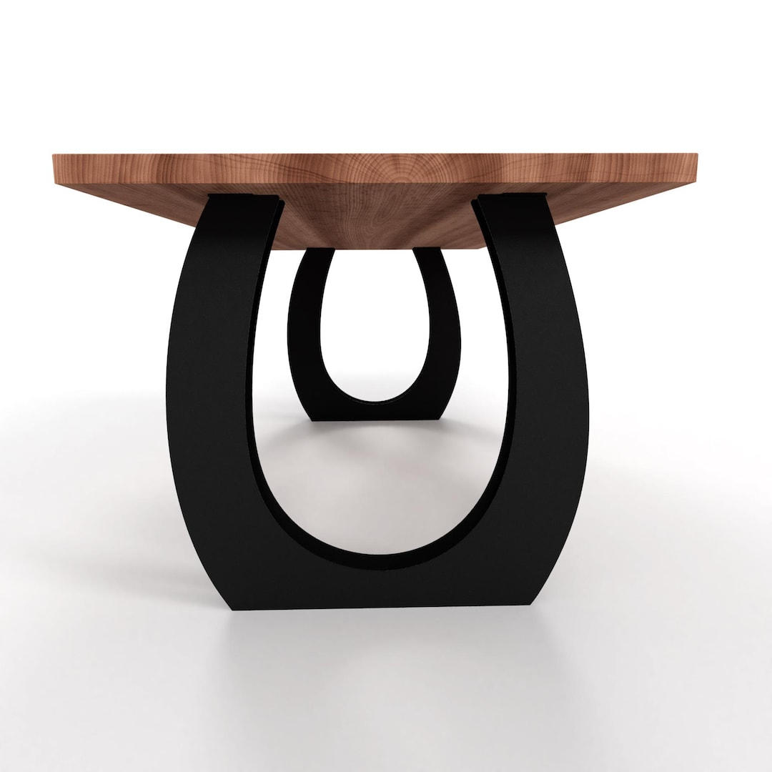 Modern Geometric Steel Table Legs: Designer Series, Handcrafted, N22 - Etsy