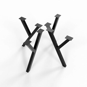 4x Y Shape Table Legs , Dining Table Legs, Kitchen Table Legs ...