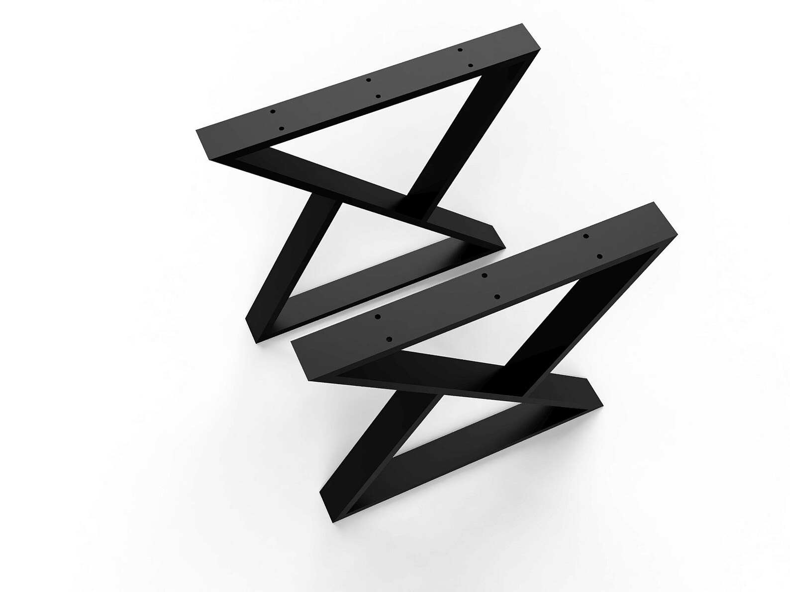 Z-shape Table base Metal Table Base Kitchen Table Legs | Etsy