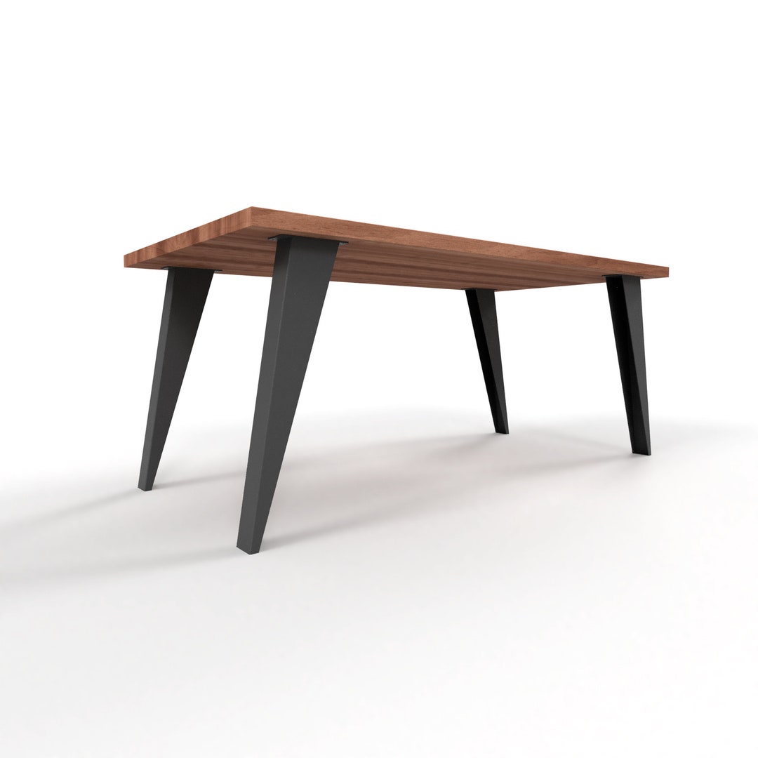 Industrial Sturdy Metal Table Legs, Set of 4, Desk Legs, Console Legs ...