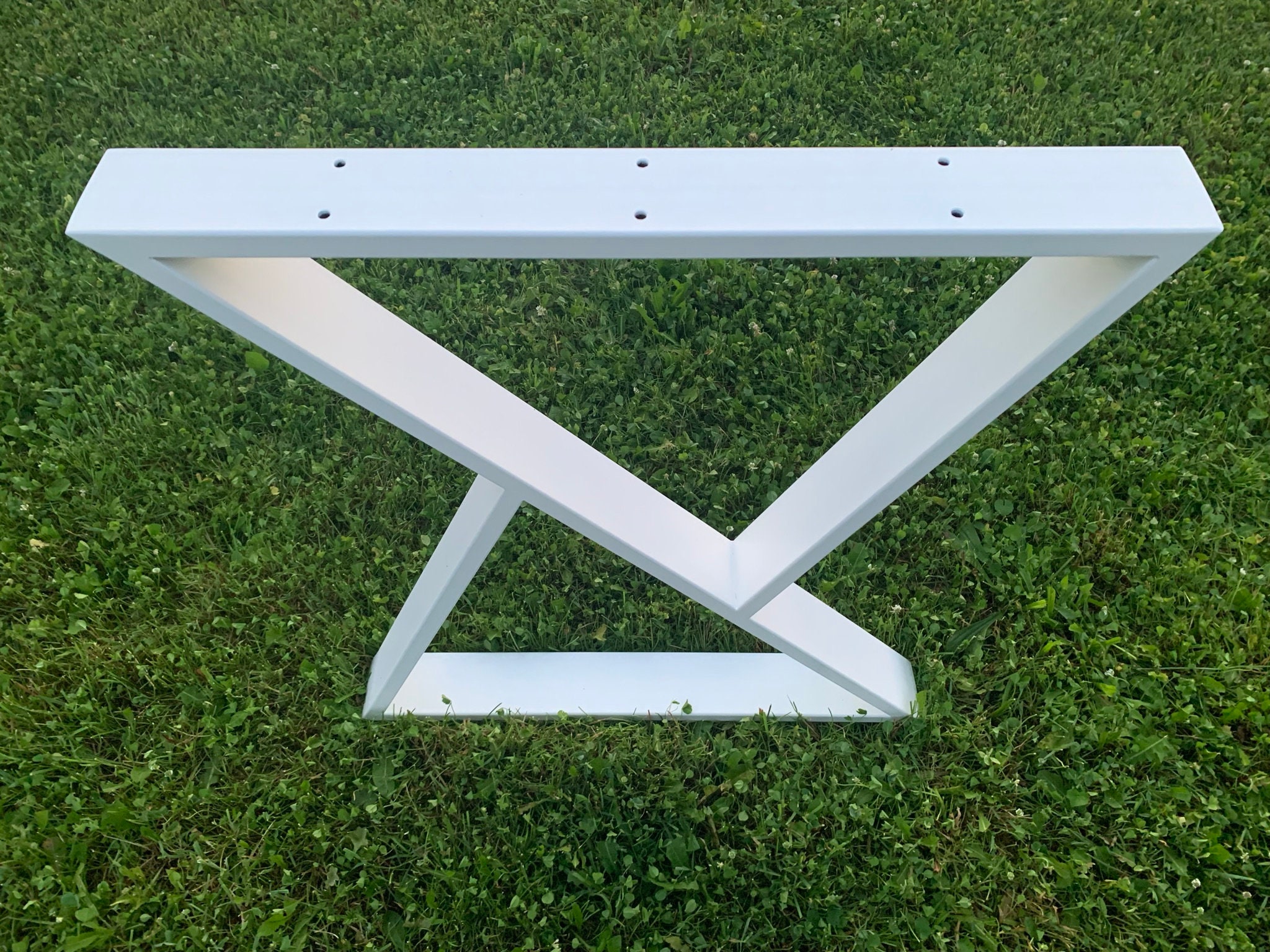 Z Shape Metal Table Legs: Industrial Dining Table Base, N202 - Etsy