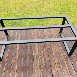 Heavy Duty Metal Table Frame: Kitchen, Marble, or Glass Top, Kitchen ...