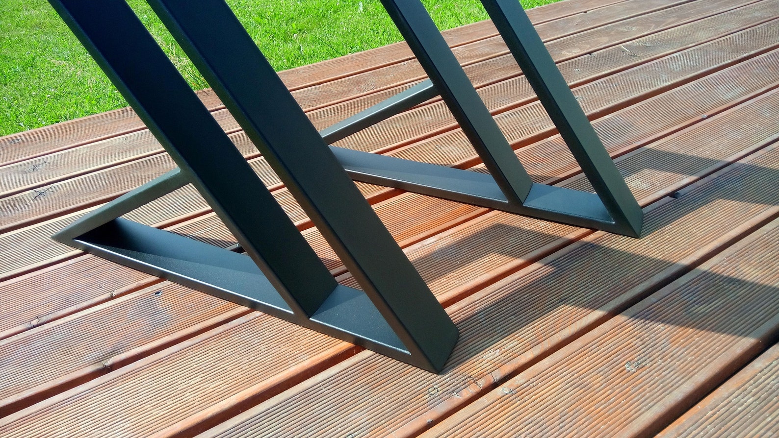Z Shape Metal Table Base: Industrial Dining Table Legs, N211 - Etsy