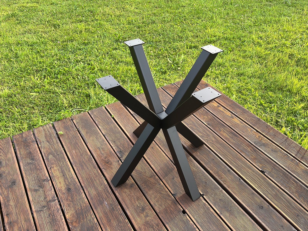 Metal Spider Table Legs, Round Dining Table Base, Cross Table Base ...