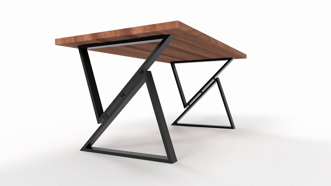 Z-shape Table Base Metal Table Base Kitchen Table Legs | Etsy