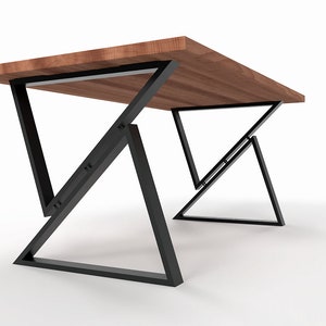 Z Shape Table Base, Metal Table Base, Kitchen Table Legs, Dining Table ...
