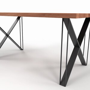 X-shape Square Table Legs, Industrial Table Legs, N144 - Etsy