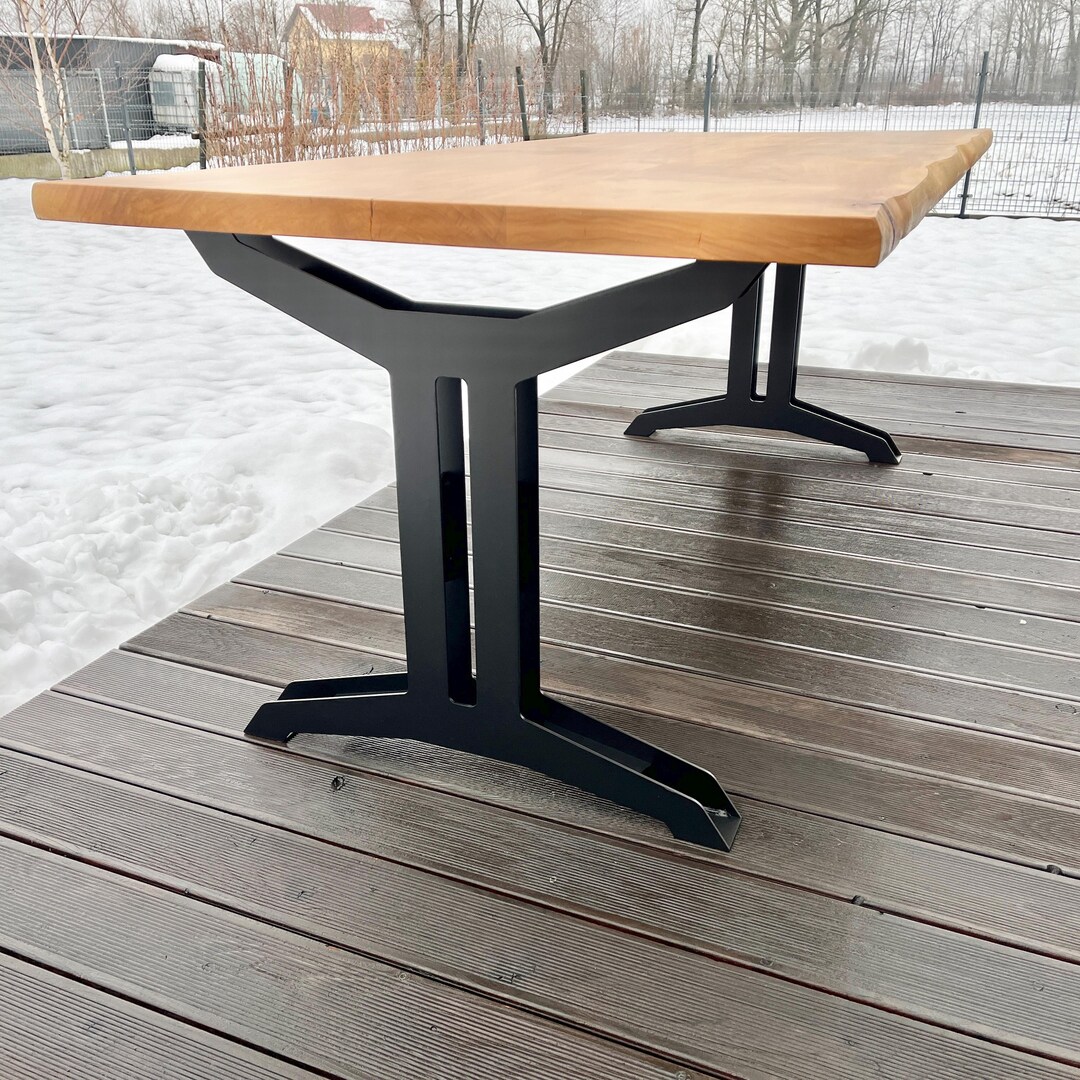 Designer Edition Steel Table Legs, Unique Shape Table Legs, Handmade ...
