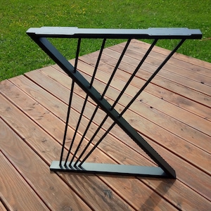 Z-shape Table Legs, Industrial Table Legs, Dining Table Legs, N179 - Etsy