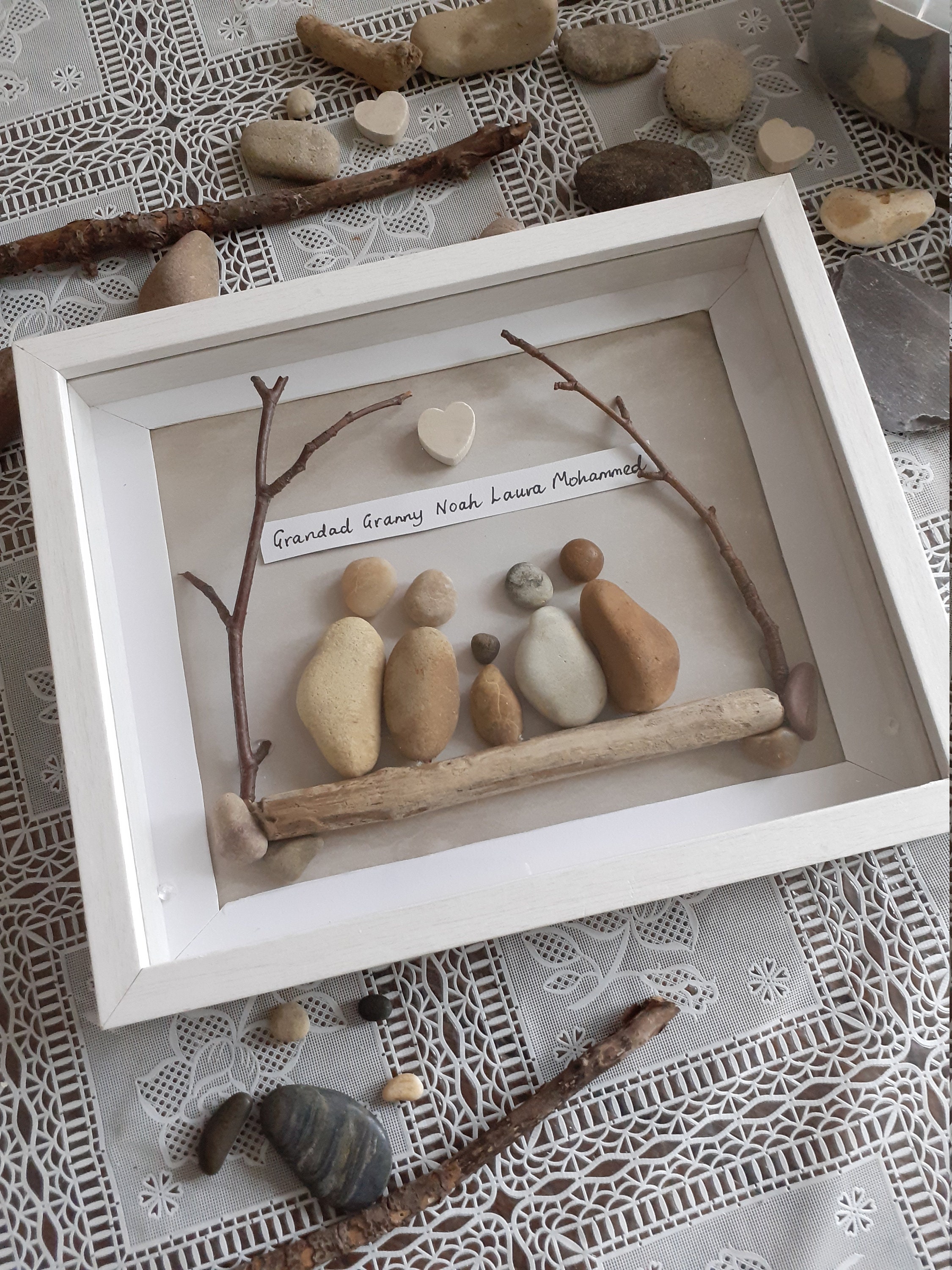 Beautiful, Personalised Pebble Art. - Etsy