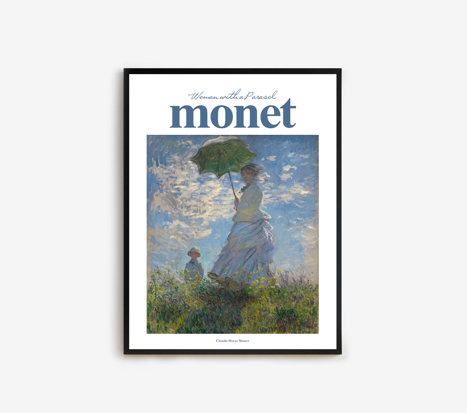 Claude Monet Exhibition Poster, Monet Painting, Monet Printable Wall ...