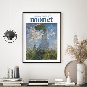 Claude Monet Exhibition Poster, Monet Painting, Monet Printable Wall ...