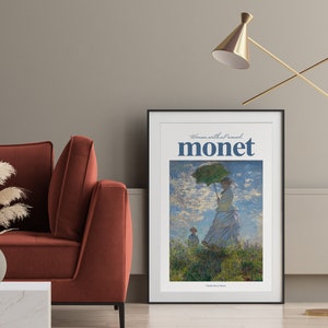 Claude Monet Exhibition Poster, Monet Painting, Monet Printable Wall ...