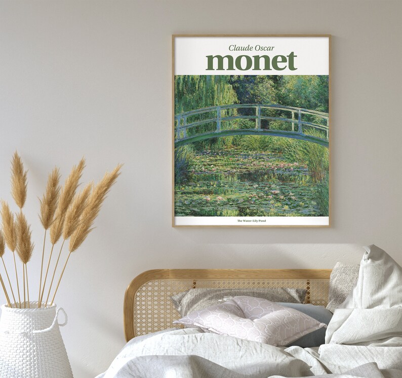 Claude Monet Exhibition Poster, Monet Painting, Monet 1899, Printable ...