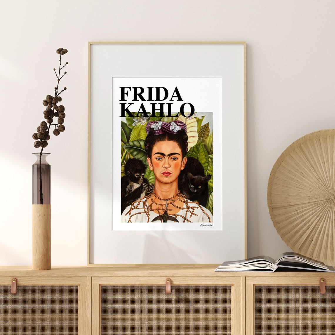 Frida Kahlo Exhibition Poster, HIGHT QUALITY PRINT, Printable Wall Art ...
