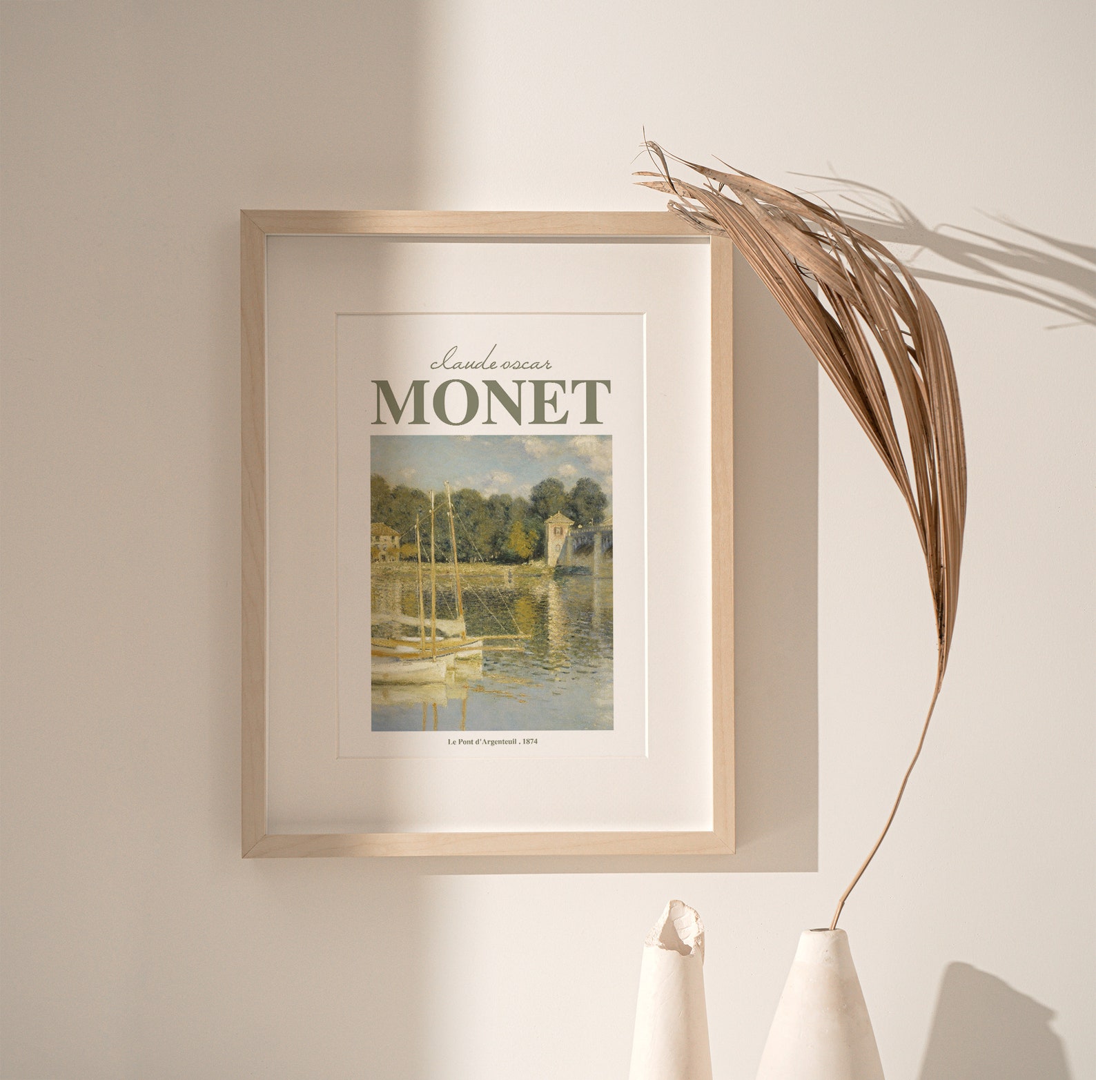 Claude Monet Exhibition Poster, Monet Painting, Printable Wall Art ...