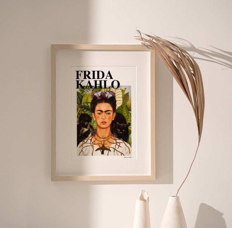 Frida Kahlo Exhibition Poster, HIGHT QUALITY PRINT, Printable Wall Art ...