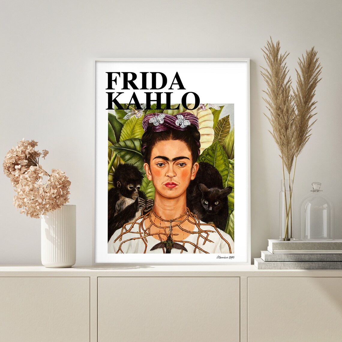 Frida Kahlo Exhibition Poster, HIGHT QUALITY PRINT, Printable Wall Art ...