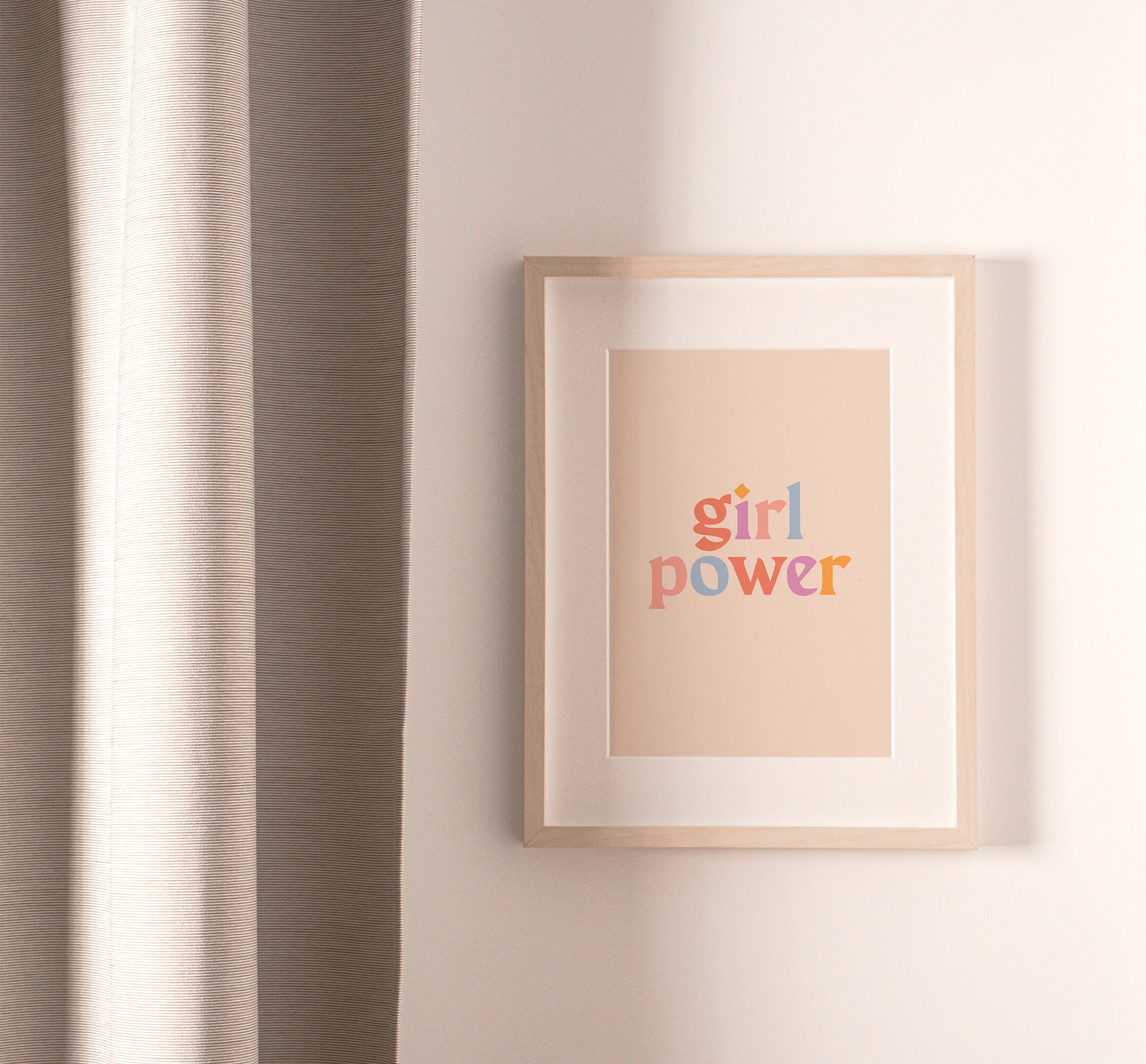 Girl Power Print Girl Power Poster Grl Pwr Poster Modern - Etsy