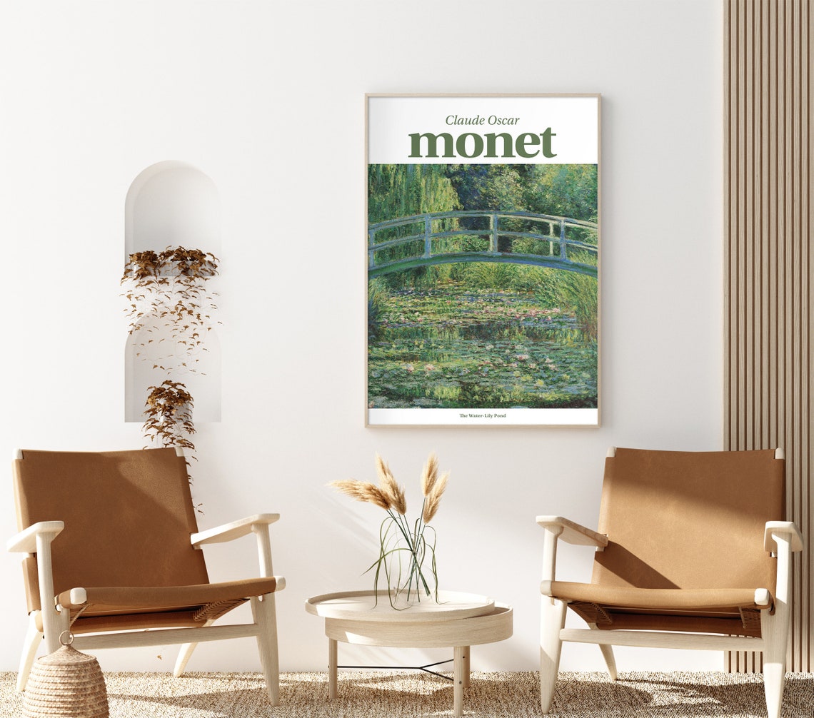 Claude Monet Exhibition Poster, Monet Painting, Monet 1899, Printable ...