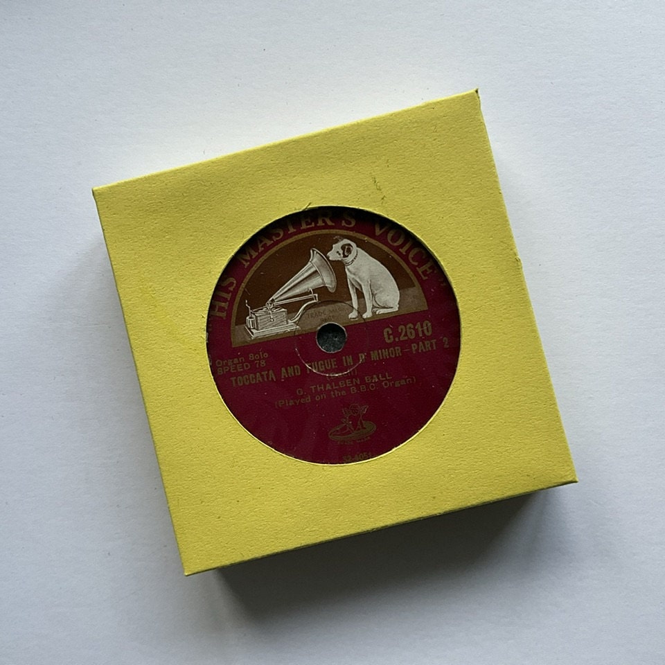 6 1950s Shellac Coasters Hand Crafted From Original 78rpm Shellac Records, Felt Backed and Gift ...