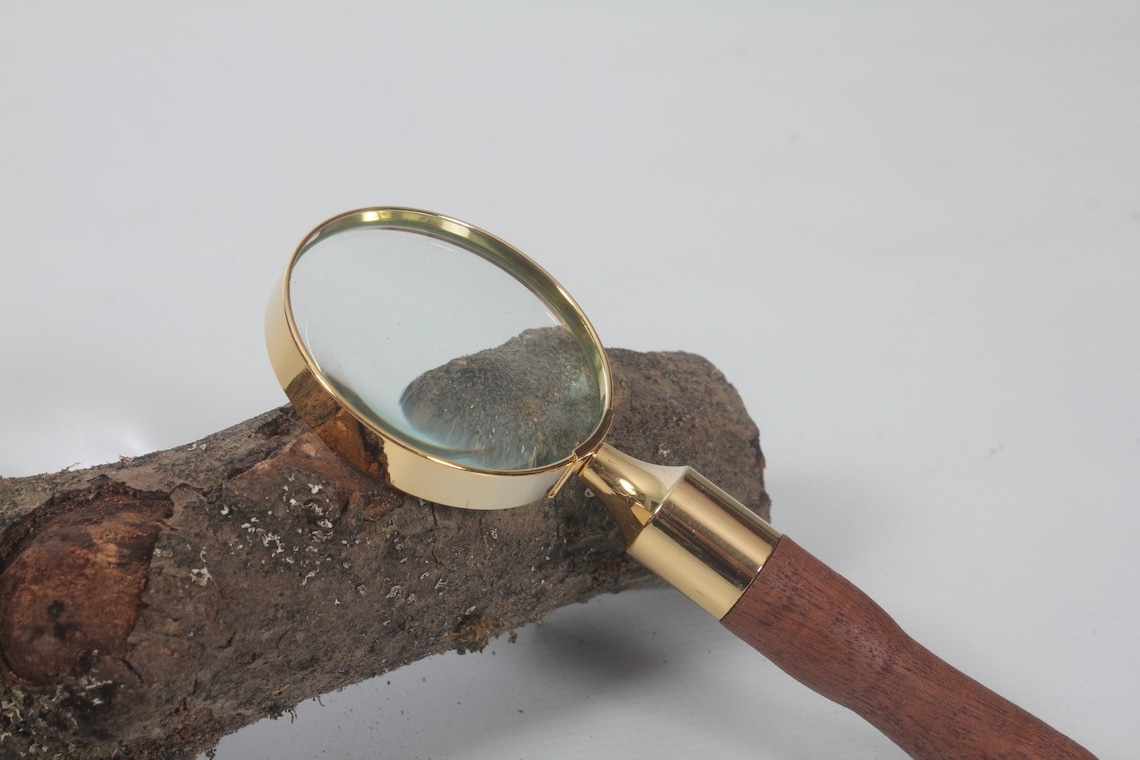 Wooden Magnifying Glass Elegant Magnifying Glass Handmade From Hardwood ...