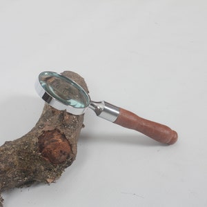 Wooden Magnifying Glass Elegant Magnifying Glass Handmade From Hardwood ...
