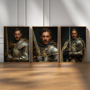 Custom Knight Portrait From Photo, Personalized Gift (digital Download ...
