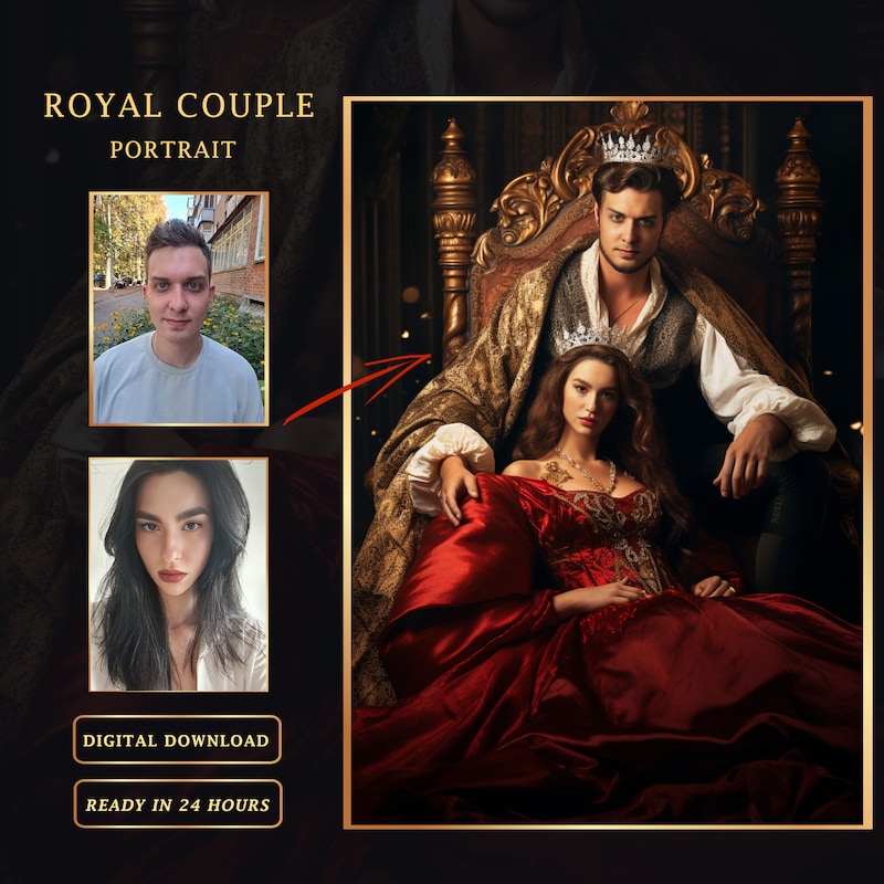 Royal Portrait - Etsy
